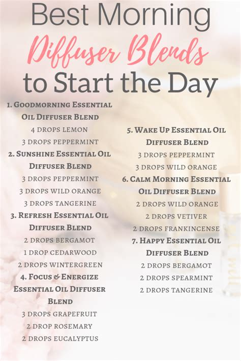 Energizing Diffuser Blends Artofit