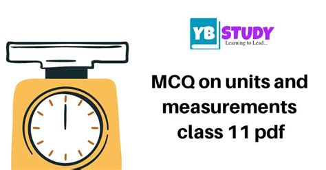 Mcq On Units And Measurements Class 11 Pdf Units And Measurements Class 11 Numericals With