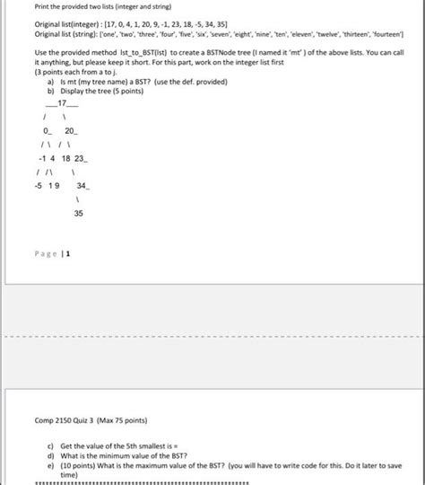 Solved F In Order Traversal G Post Order Traversal H Pre