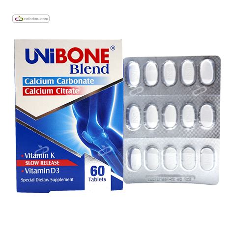 یونی بن بلند سلامت استخوان ابیان دارو 60 قرص کافه دارو داروخانه آنلاین