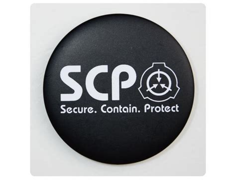 Scp Foundation Pin Scp Foundation Logo Pin Scp Foundation Shop