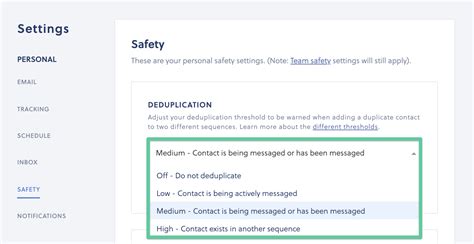 check for duplicate contacts in individual user sequences interseller