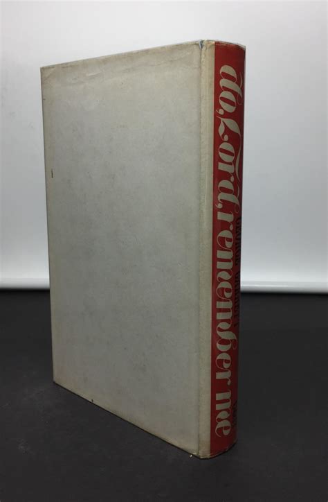 Do Lord Remember Me By Garrett George Near Fine Hardcover 1965