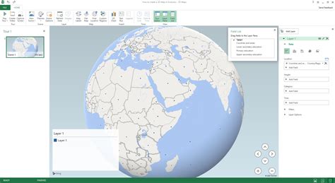 How To Create A 3d Map In Excel