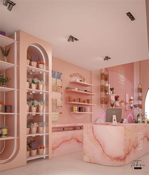 Manthor Flower Shop On Behance Retail Store Interior Design Shop