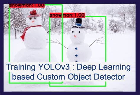 training yolov3 deep learning based custom object detection