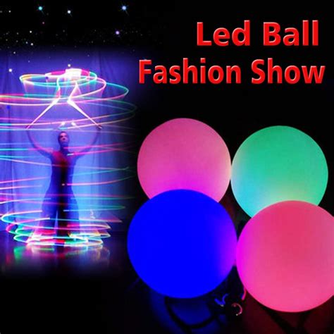 Led Poi Balls For Fire Show Belly Dance Balls Rgb Vicedeal
