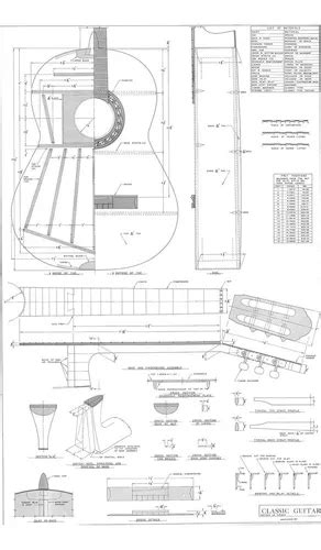 Planos Escala Completa Guitarra Clásica Antonio Torres Cuotas Sin
