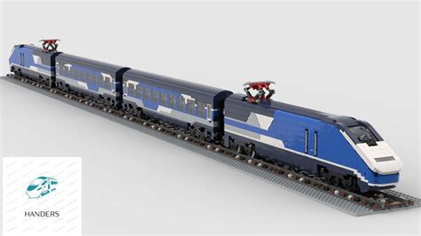 Lego Moc Adriatic Intercity Train By Handers Rebrickable Build With Lego
