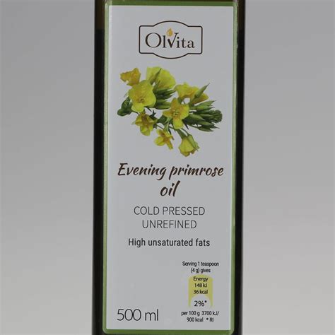 Evening Primrose Oil Cold Pressed Unrefined Olvita 500 Buy Now