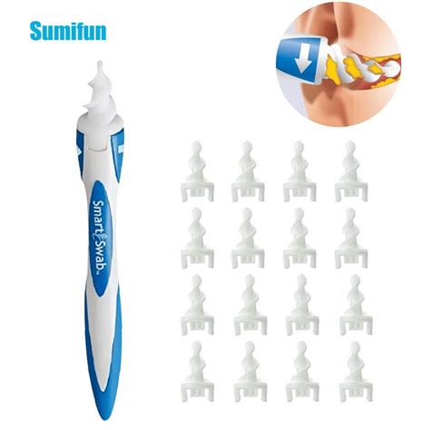 2 Styles Ear Cleaner Rotating Earwax Cleaner Soft Grandado