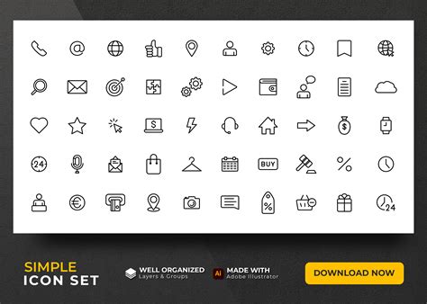 Business Marketing E Commerce Media Icon Graphic By Rirafiq · Creative Fabrica