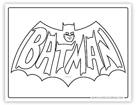 Batman Logo Coloring Pages Furtive Printable