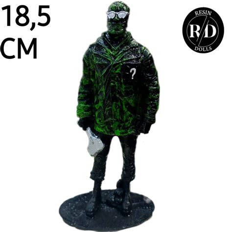 Boneco Charada Vilão Do Batman Figure Action Colecionaveis Shopee Brasil