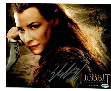 Evangeline Lilly Hobbit Actress Signed 8 X 10 Photo Coa Ttm Hologram