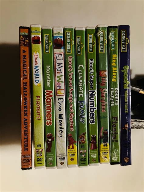 Sesame Street Dvd Lot