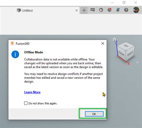 How To Work In Offline Mode In Fusion