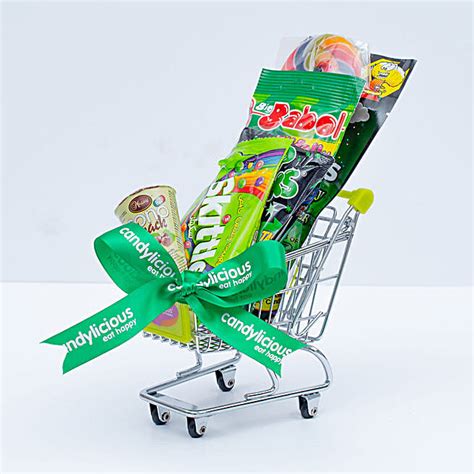 Candylicious Mini Trolley Green T Pack Uae T Candylicious Mini