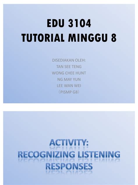 Edu Tutorial Week 8 Pdf