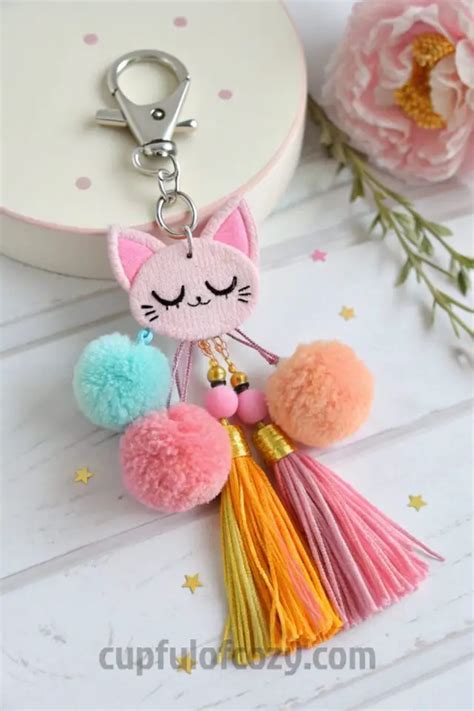 10 Cute Witchy Cat Crafts For Adults Using Paper And Pom Poms Cupful