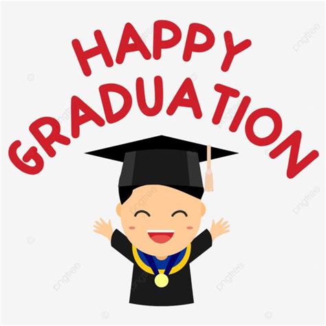 Graduation Students Vector Png Images Happy Graduation Text And