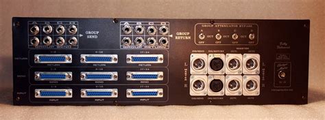 3u Rack 24x4 Neumann Multi Bus Matrix Routing Analog Summing Mixer