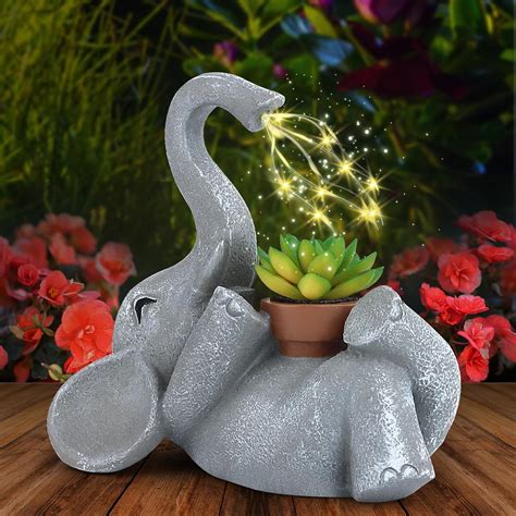 Ioooo Elephant Statue For Garden Decorbirthday Present For
