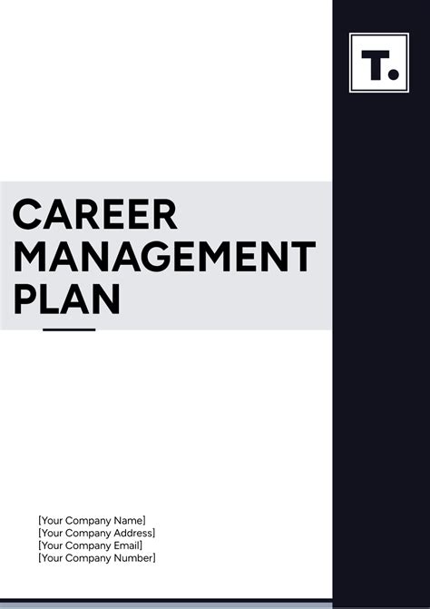Career Management Plan Template Edit Online And Download Example