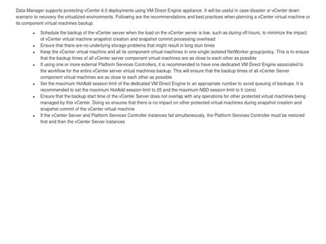 Disaster Recovery Powerprotect Data Manager Virtual Machine Backup