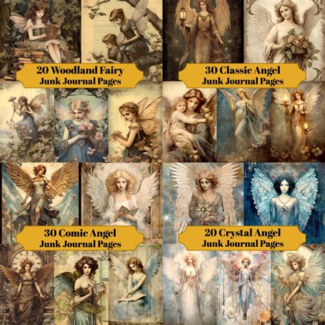 Angels Junk Journals Digital Crafting Unlimited Downloads