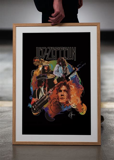 Led Zeppelin Posters And Prints By Johnny Wonder Printler