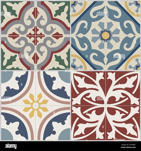 Ceramic Tiles Hydraulic Ceramics With Portuguese And Spanish Motifs