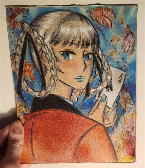 Kakegurui Kirari Momobami Art Etsy