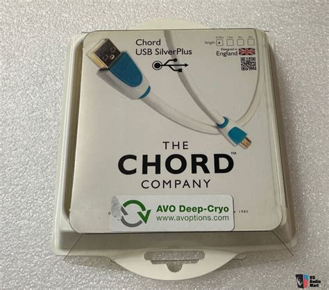 Chord Co Usb Silver Plus Type A B 0 75m For Sale Us Audio Mart