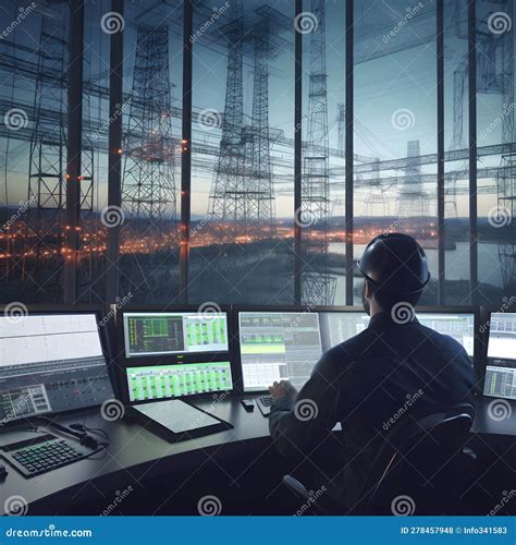 Energy Sector Digitalization Word Concepts Banner Cartoon Vector 216523261