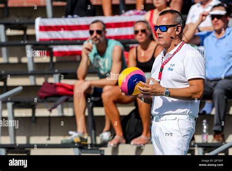 Budapest Hungary June 30 Referee Georgios Stavridis During The Fina