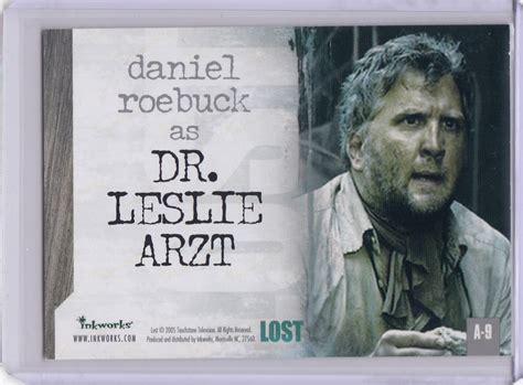 Lost Season 1 Ultra Rare Daniel Roebuck As Dr Leslie Artz A8 Variant