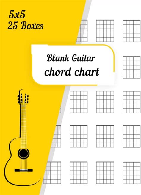 Empty Guitar Chord Chart