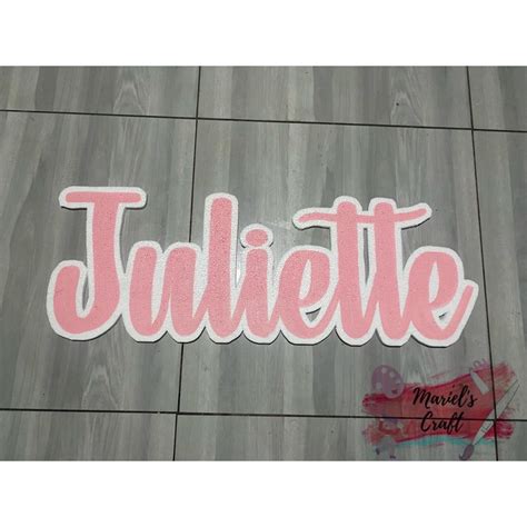 12 Inches Styro Name Lettering Backdrop Shopee Philippines