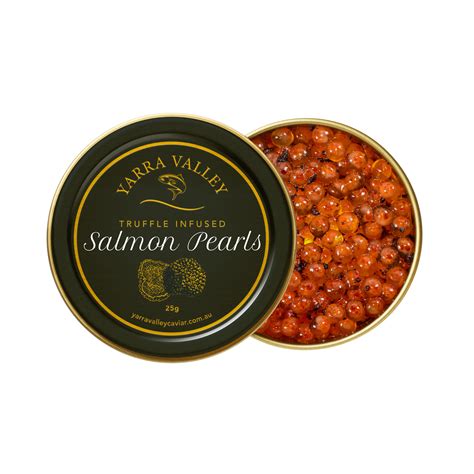 Truffle Infused Atlantic Salmon Pearls Yarra Valley Caviar
