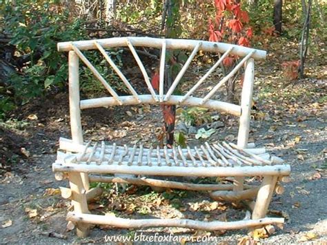 Making Tree Branches Rustic Furniture