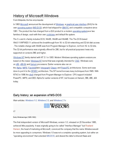 Pdf History Of Microsoft Windows 1 Dokumentips Pdf History Of Microsoft Windows 1 Dokumentips
