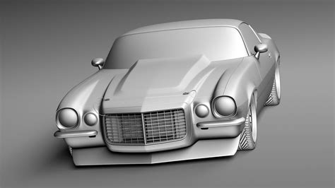 Chevrolet Camaro 1970 Pro Touring 3d Model Cgtrader