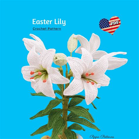 Easter Lily Pattern Free Printable A Z