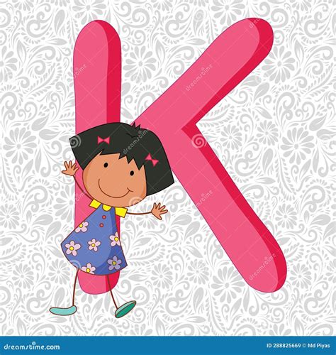 Alphabet Letter K Latter Art Alphabet Vector Font Vector Stock