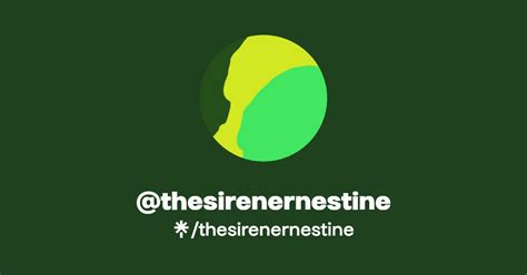 Thesirenernestine Twitter Instagram Linktree