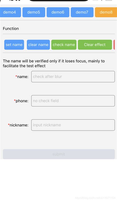 React Native 表单校验库 React Native Validator Csdn博客