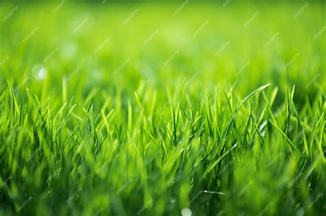 Bright Green Grass Background With Natural Gradient Grass Natural