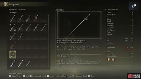 Great Épée Elden Ring Shadow Of The Erdtree Database Gamer Guides®