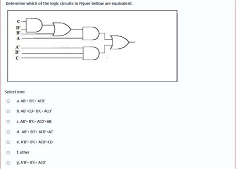 Solved Determine Which Of The Logic Circuits In Figure Chegg